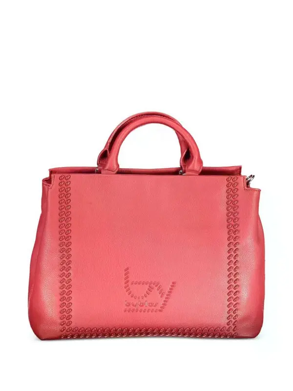 Byblos Embossed Logo Tote Bag