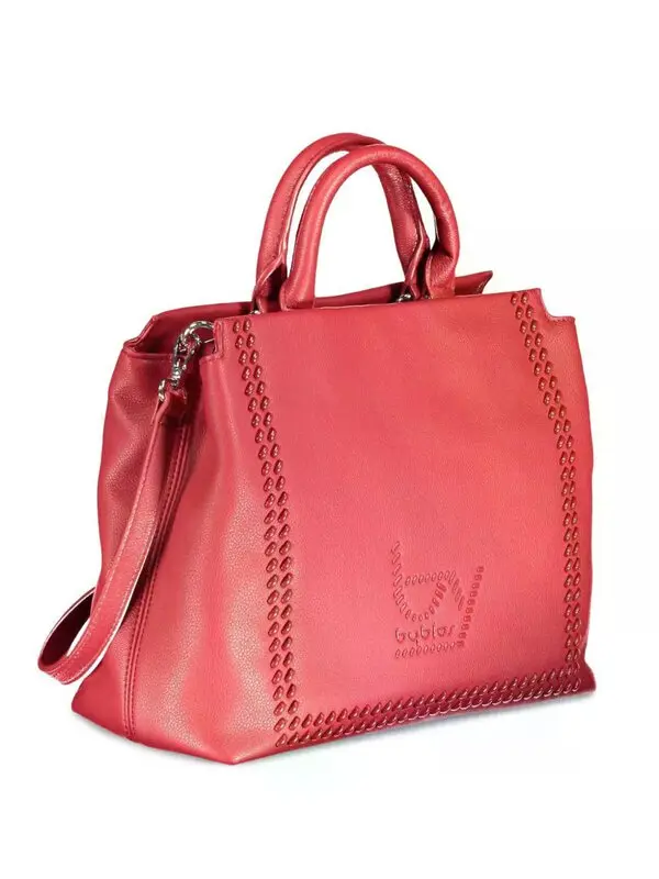 Byblos Embossed Logo Tote Bag