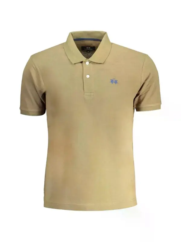LA MARTINA Short-sleeve Polo Shirt - Neutrals
