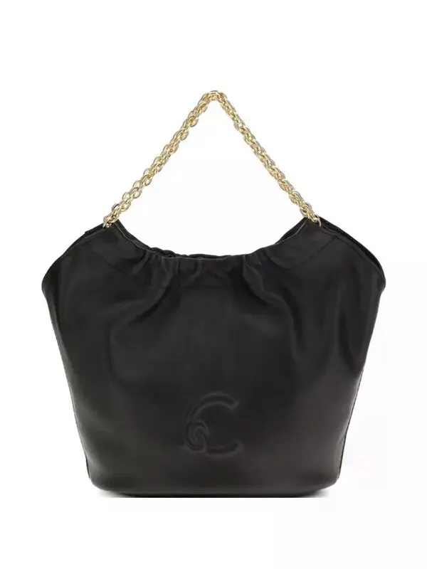 COCCINELLE Embossed Logo Tote - Black