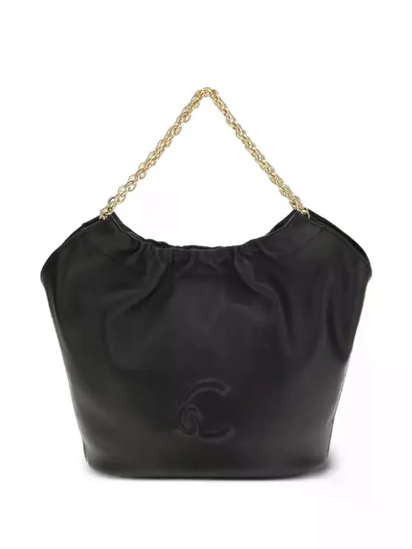 COCCINELLE Embossed Logo Tote - Black