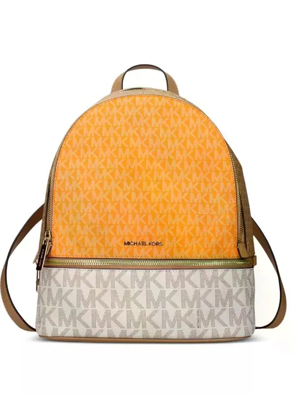 Michael Kors Monogram Backpack - Orange
