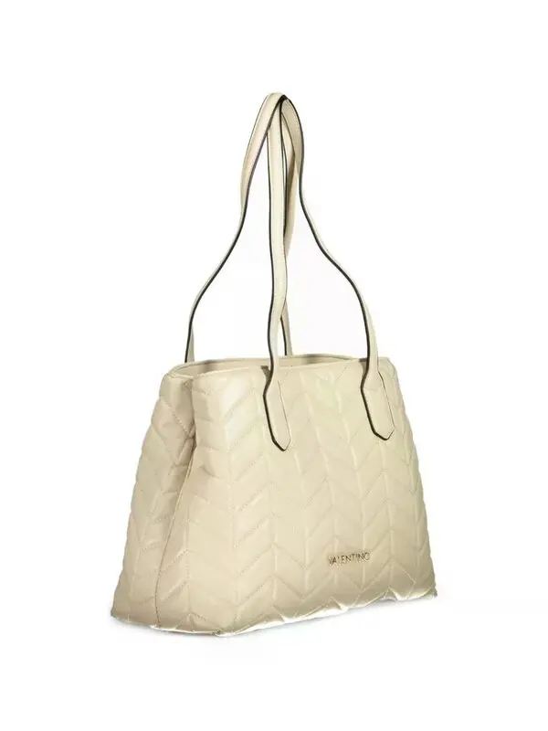 MARIO VALENTINO Chevron-quilted Shoulder Bag - Neutrals