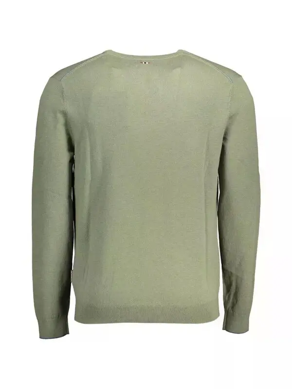 NAPAPIJRI Knitted Sweater With Logo Detail - Green