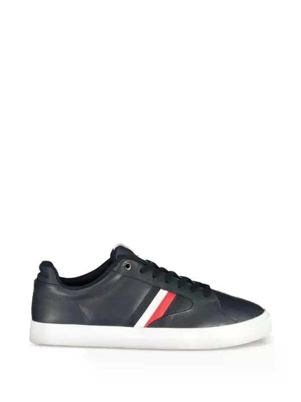 Tommy Hilfiger Leather Side-stripe Sneakers - Blue