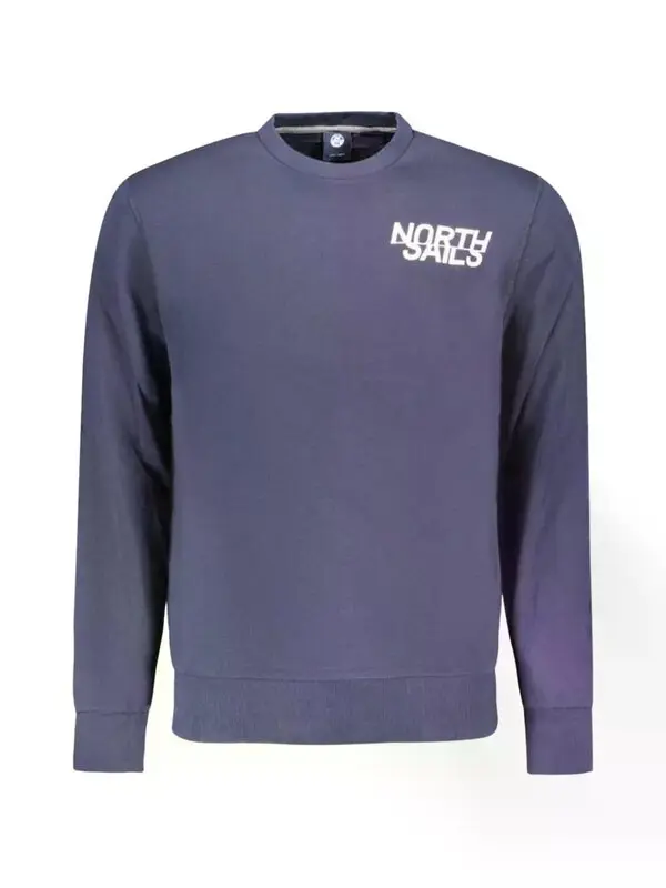 NORTH SAILS Logo-print Crew-neck Sweater - Blue