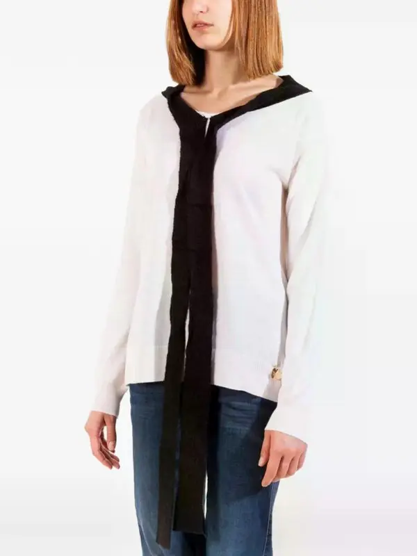 Moschino Contrast-trim Wool Sweater