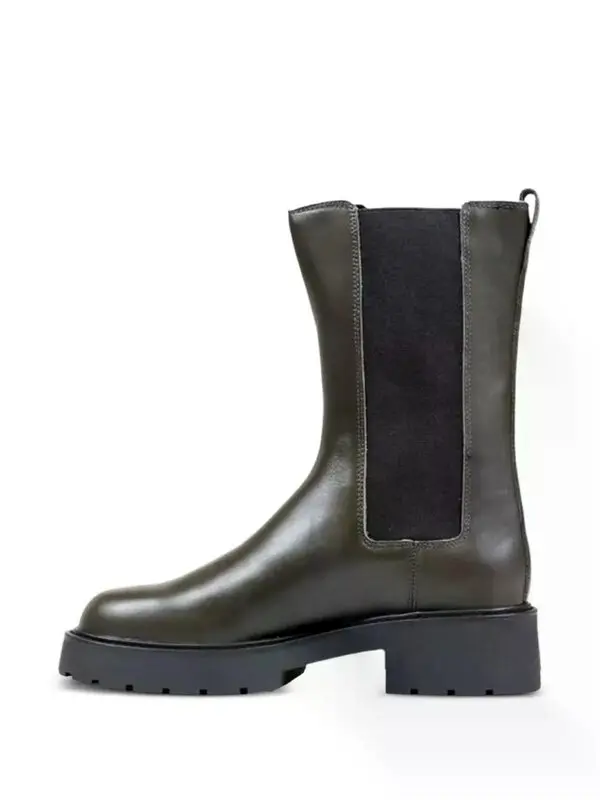Calvin Klein Logo-debossed Chunky-sole Chelsea Boots