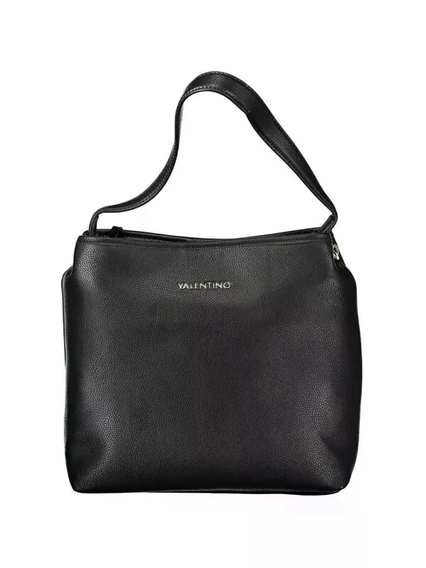 MARIO VALENTINO Brixton Pebble-grain Shoulder Bag - Black