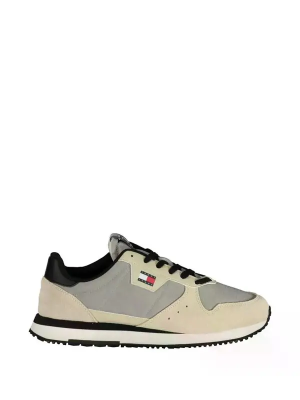 Tommy Hilfiger Panelled Logo-patch Sneakers - Neutrals