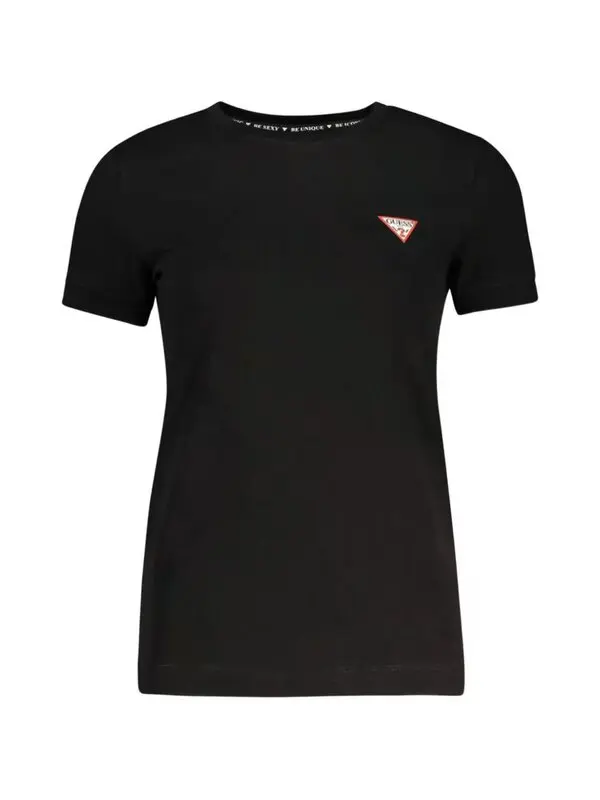 Guess Triangle Logo T-shirt - Black
