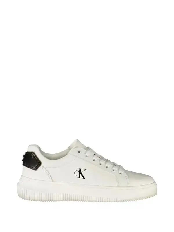 Calvin Klein Leather Sneakers - White