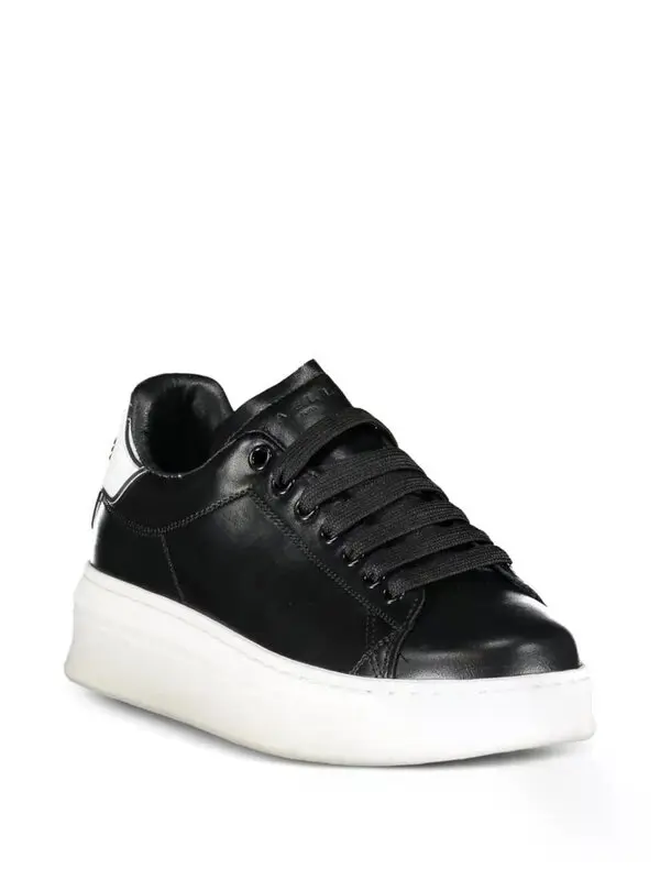 GAELLE PARIS Platform Sneakers - Black