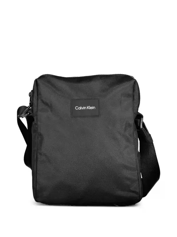 Calvin Klein Logo-patch Messenger Bag - Black