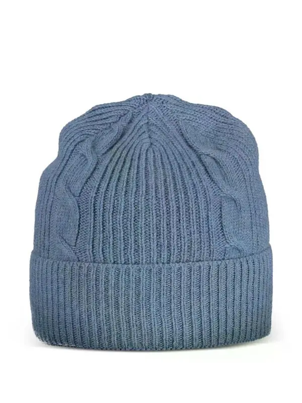 NORTH SAILS Cable-knit Beanie Hat - Blue