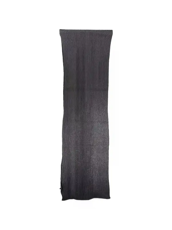 NORTH SAILS Ribbed-knit Logo-patch Scarf