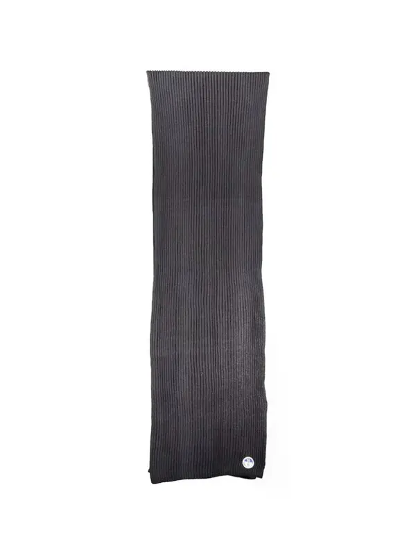 NORTH SAILS Ribbed-knit Logo-patch Scarf