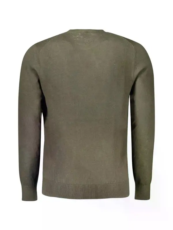 NORTH SAILS Logo-embroidered Crew-neck Sweater - Green