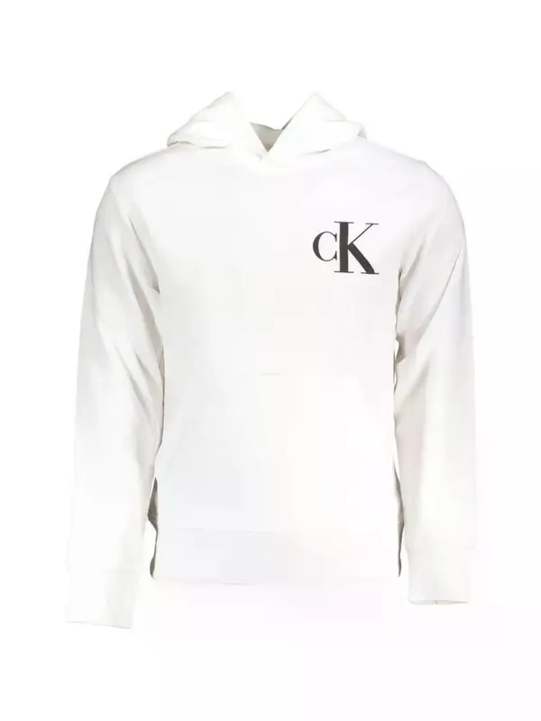 Calvin Klein Logo-print Hoodie - White