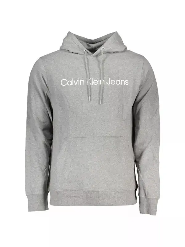 Calvin Klein Logo-print Hoodie - Grey