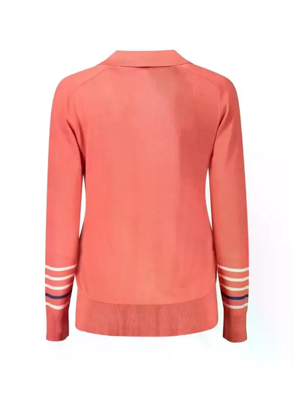 NORTH SAILS V-neck Sweater With Striped Cuffs