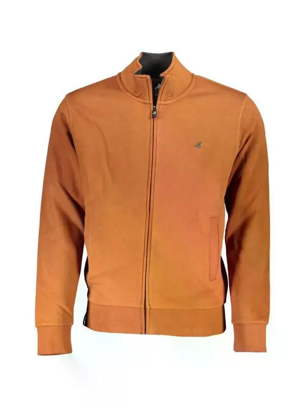 U.S. Grand Embroidered-logo Zip-up Sweatshirt