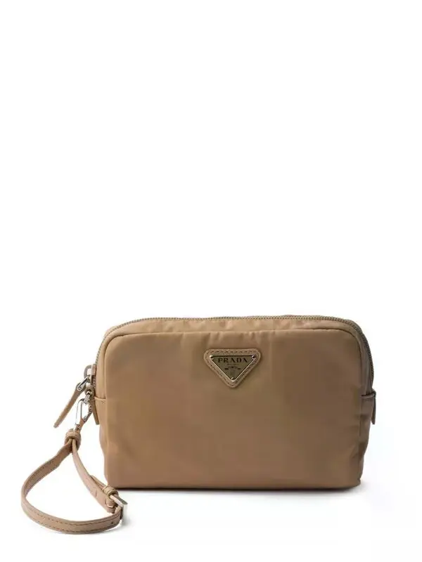Prada Small Re-nylon Pouch - Neutrals