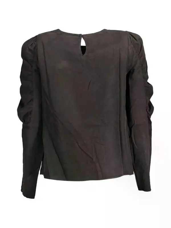 Desigual Heart-cutout Puff-sleeve Blouse