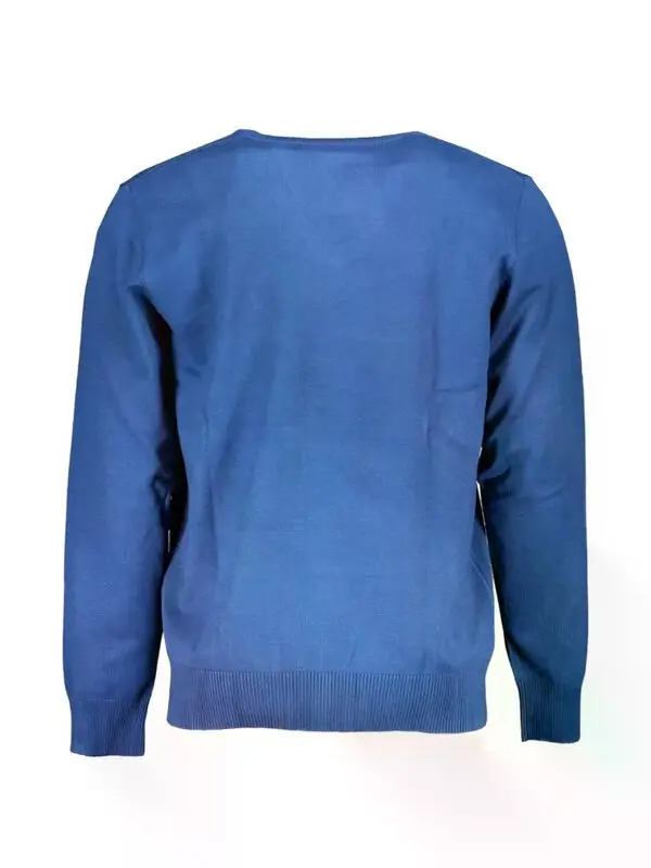 U.S. Grand V-neck Cotton Sweater