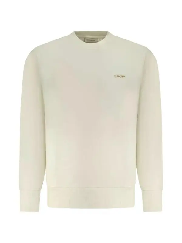 Calvin Klein Logo-patch Sweatshirt - Neutrals