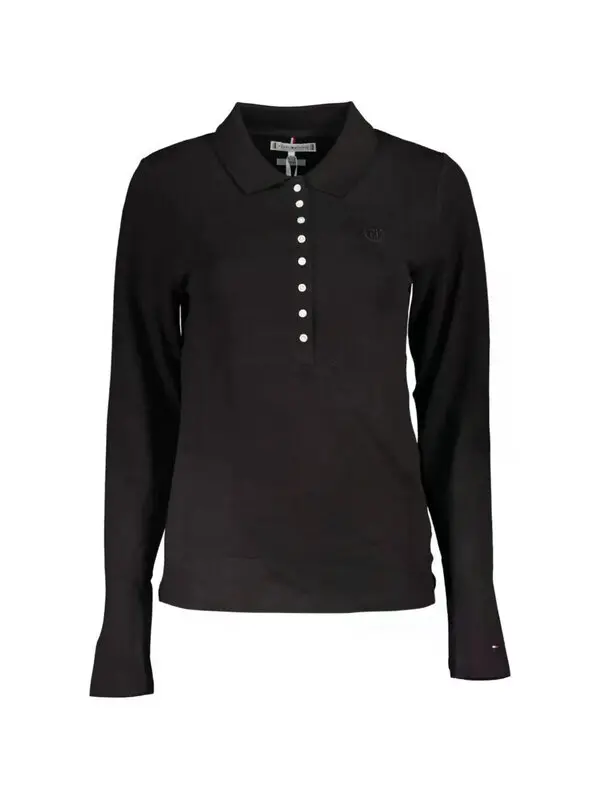 Tommy Hilfiger Long-sleeve Polo Shirt - Black