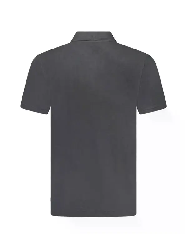 Wrangler Logo-embroidered Cotton Polo Shirt - Grey
