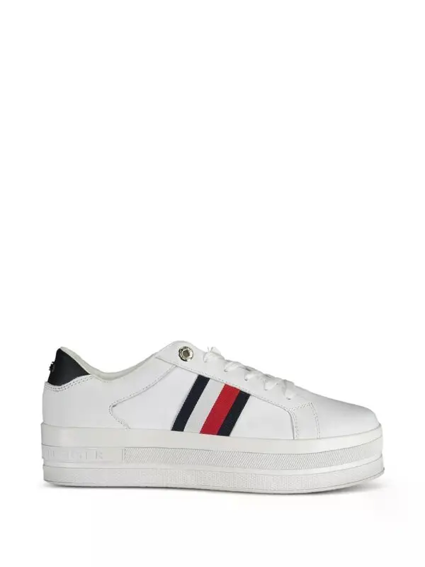 Tommy Hilfiger Logo Detail Sneakers - White