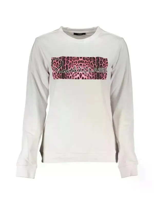 Roberto Cavalli Leopard-print Logo Sweatshirt - Neutrals