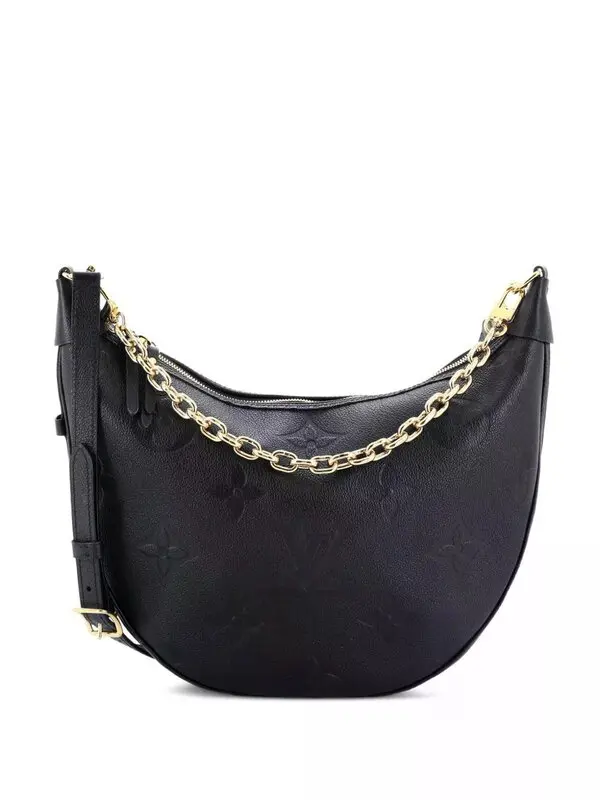 LOUIS VUITTON Loop Monogram Empreinte Giant Hobo Bag - Black
