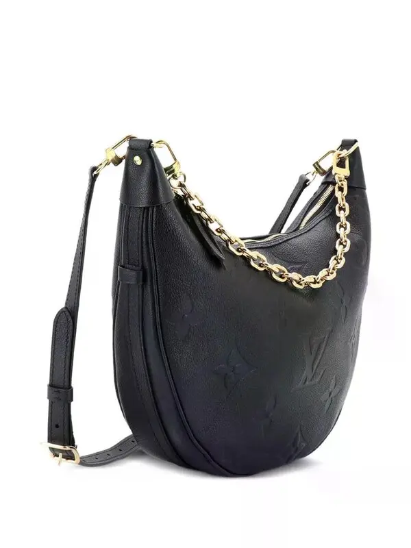 LOUIS VUITTON Loop Monogram Empreinte Giant Hobo Bag - Black