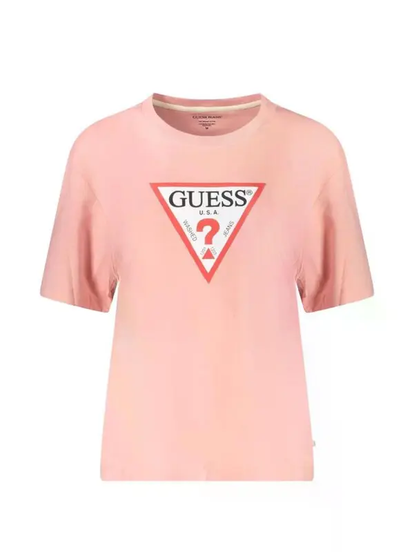 Guess Logo-print T-shirt - Pink