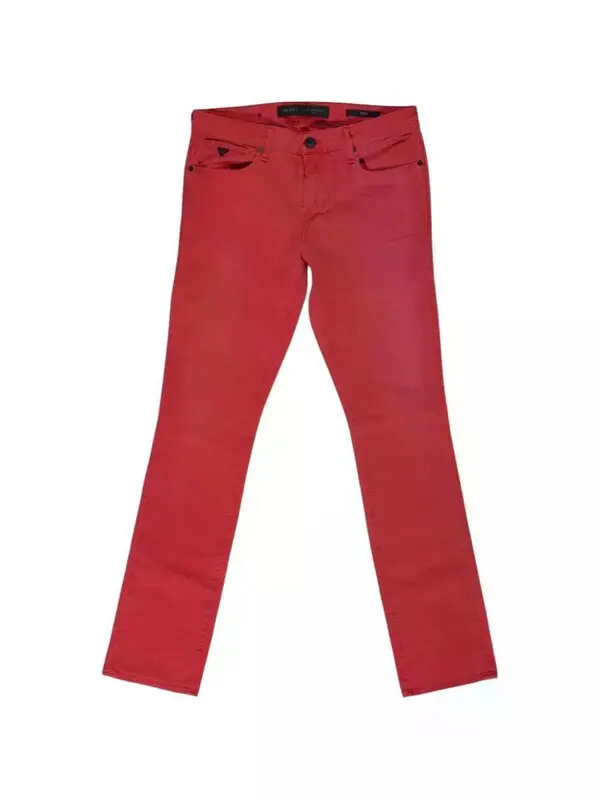 Guess Logo-patch Trousers - Red