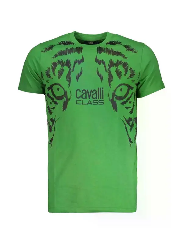Roberto Cavalli Logo-print T-shirt - Green