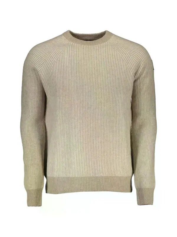 NORTH SAILS Ribbed-knit Merino Wool Sweater - Neutrals
