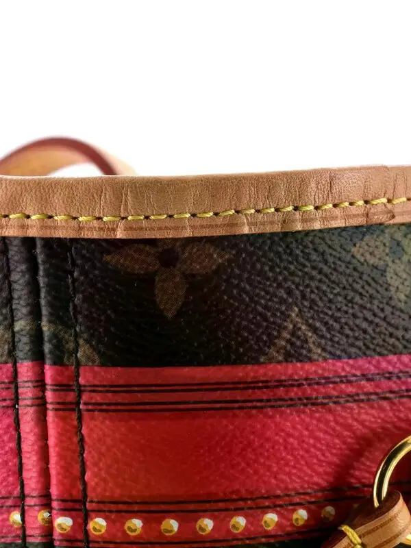 LOUIS VUITTON Neverfull Nm Limited Edition Summer Trunks Monogram Canvas Mm Tote Bag - Brown