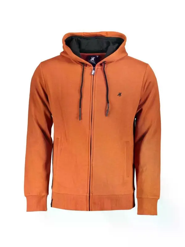 U.S. Grand Logo-embroidered Zip-up Hoodie