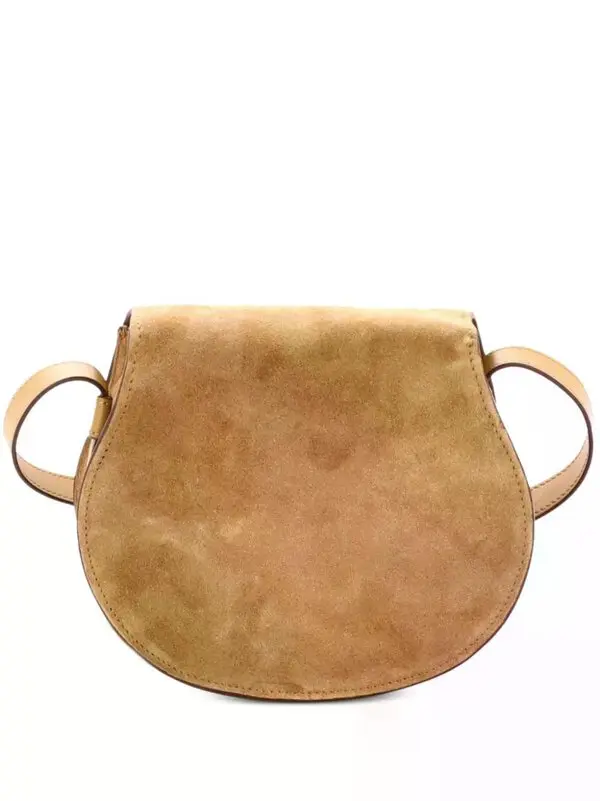 Chloé Marcie Suede Small Crossbody Bag - Neutrals