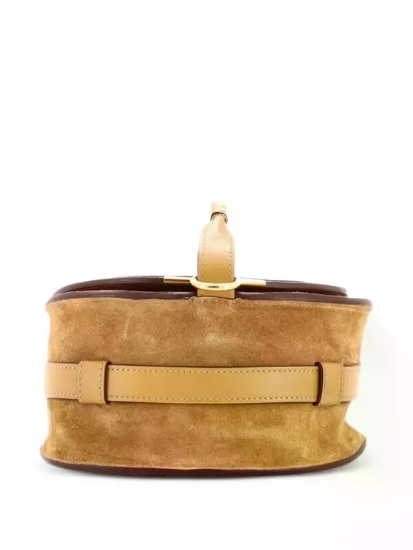 Chloé Marcie Suede Small Crossbody Bag - Neutrals