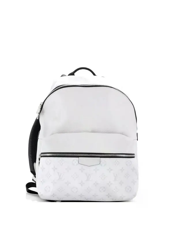 LOUIS VUITTON Discovery Monogram Taigarama Pm Backpack - White