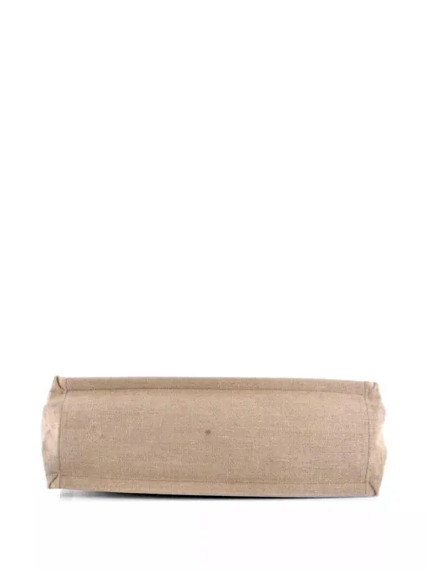Saint Laurent Rive Gauche Shopper Large Tote Bag - Neutrals