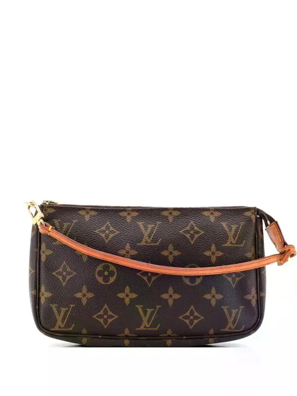 LOUIS VUITTON Pochette Accessoires Nm Monogram Canvas Clutch - Brown