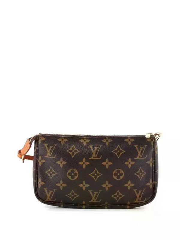 LOUIS VUITTON Pochette Accessoires Nm Monogram Canvas Clutch - Brown