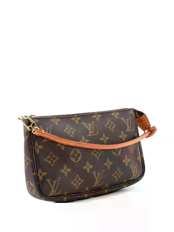 LOUIS VUITTON Pochette Accessoires Nm Monogram Canvas Clutch - Brown