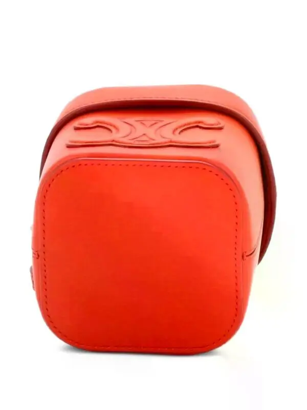 Celine Cuir Triomphe Small Box Bucket Bag